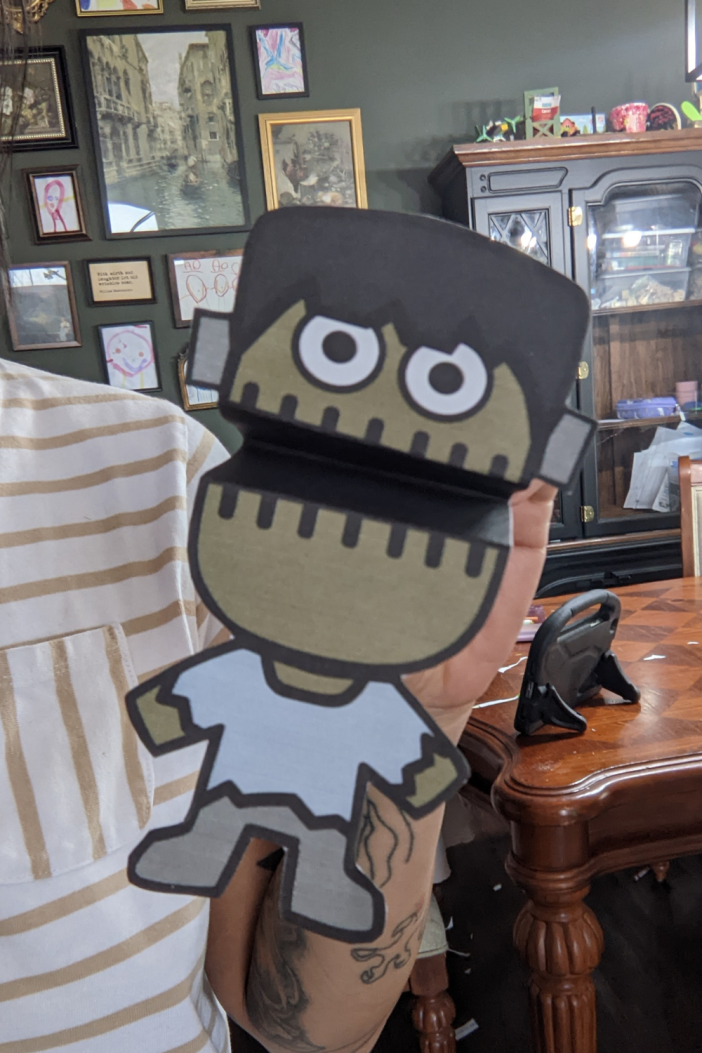 Free Frankenstein Puppet Template: Create Your Own Spooky Fun - Seasons ...