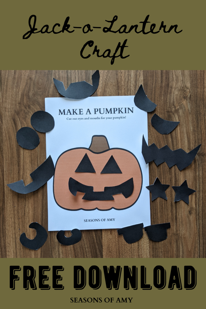 Easy Printable Pumpkin Craft for Kids: Free Templates Inside - Seasons ...