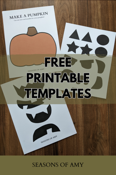 Easy Printable Pumpkin Craft for Kids: Free Templates Inside - Seasons ...