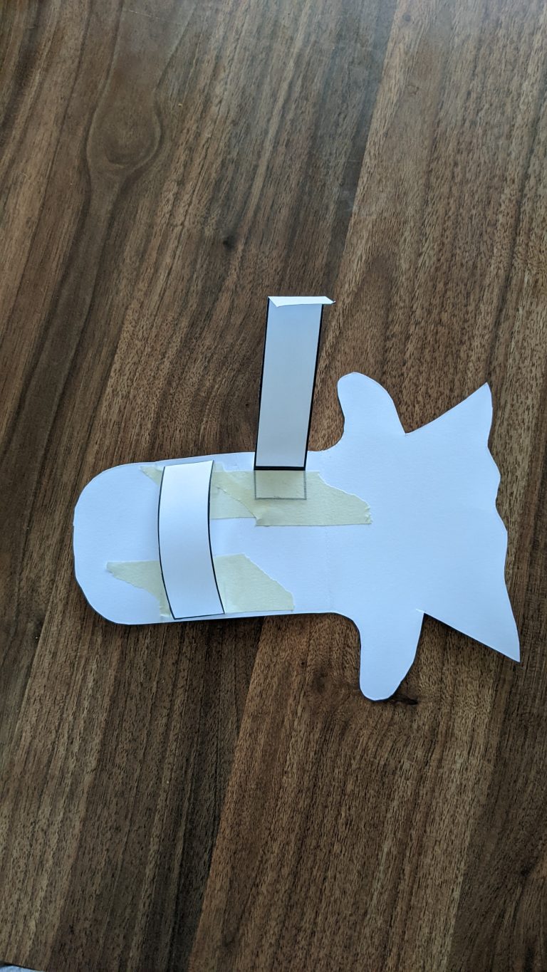 Easy Halloween Crafting: Free Printable Ghost Puppet Template Inside ...