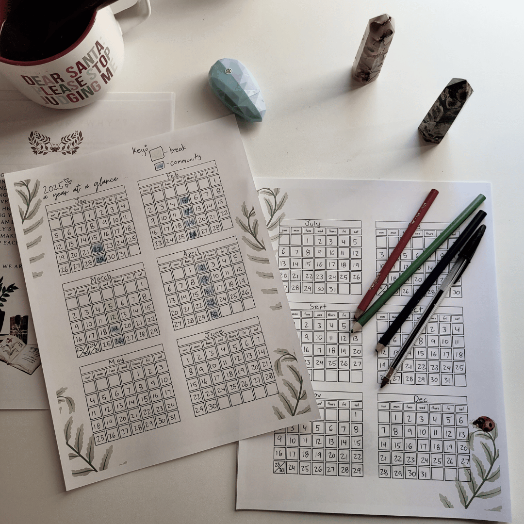 Cottagecore Homeschooling Planner PDF: Printable, Customizable, Undated ...