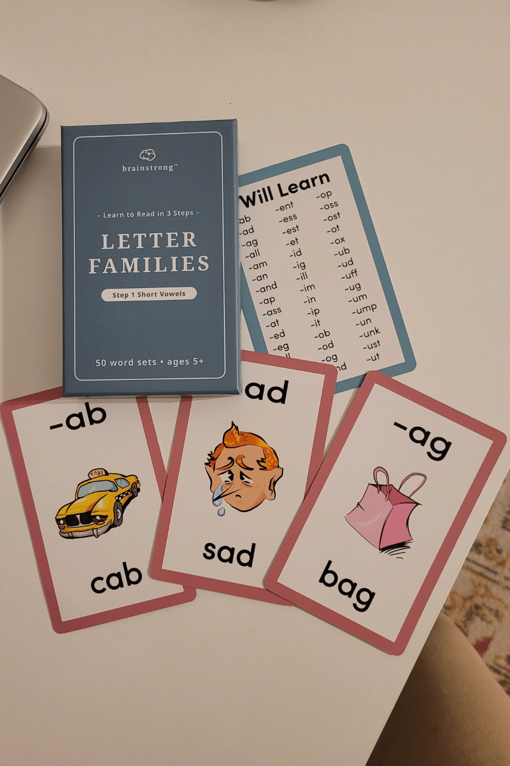How to Teach Kids to Read: Teaching My 4 Year Old Word Families ...