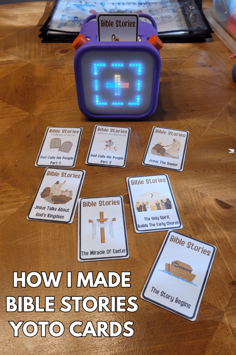 Make Your Own Bible Stories Yoto Cards (Free MP3s and Yoto Card ...
